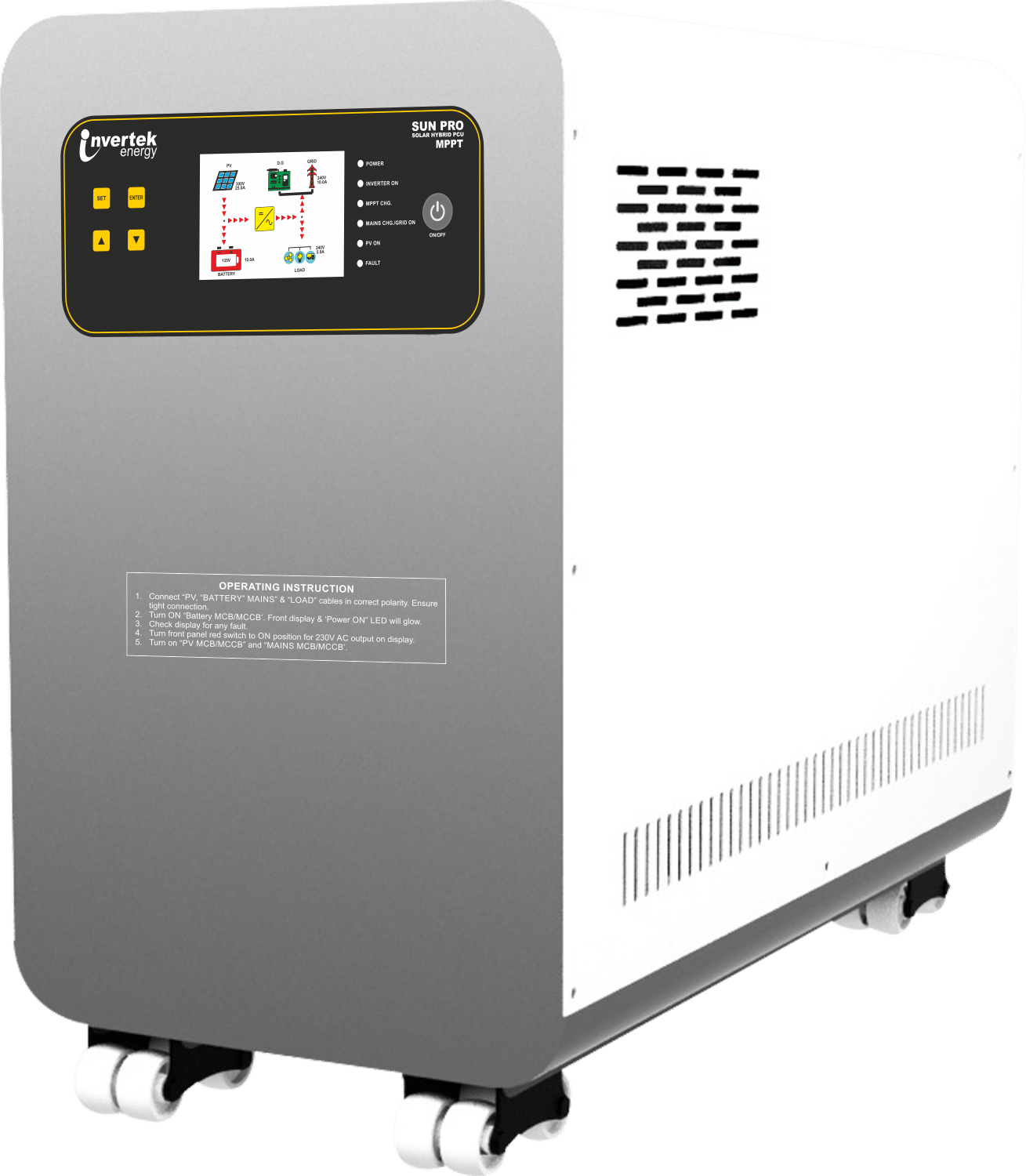 Solar Hybrid PCU - MPPT - Invertek Energy | Efficient Solar Power Solution