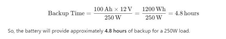 How To Calculate Inverter Battery Backup Time - Invertekenergy